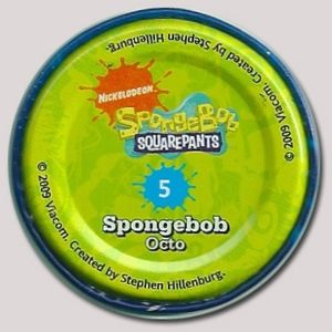 Meal Toy: Octo (Flippo's/Pogs/Tazos, Netherlands) (Nicko's - Spongebob ...