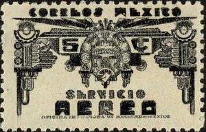 Stamp: Aztec art (Mexico(Ethnicity and History) Mi:MX 854,Sn:MX C133,Yt ...