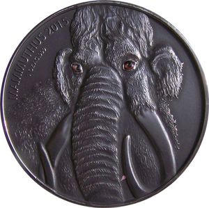 Coin: 1,000 CFA Francs (Mammuth-Mother) (Burkina Faso(2015 - Mammoth)