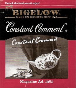 Tea Bag: "Constant Comment" Magazine Ad, 1965 (Bigelow, United States ...