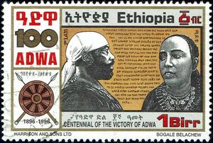 Stamp: Centennial of the victory of Adwa (Ethiopia(Centennial of the ...