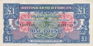 Banknote: 1 Pound (1st. Series) (United Kingdom of Great Britain ...