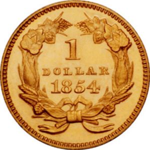 Moneda: 1 Dollar (Small Indian Head) (Estados Unidos de América(A11c ...