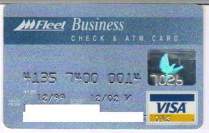 Bank Card: Fleet Business (Fleet Bank, United States of AmericaCol:US ...