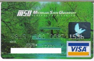 Bank Card: Michigan State University (MSU Federal Credit Union, United ...