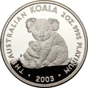 Coin: 200 Dollars (Koala) (Australia(Bullion - Australian Koala) WCC:km929