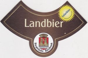 Flaschenetikett: Hersbrucker Landbier (Bürgerbräu Hersbruck Deinlein & Co, Deutschland ...
