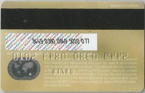 Bank Card: Bank of Valletta €100 (Bank of Valletta p.l.c., Malta) Col ...
