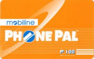 Phonecard: Mobiline Phone Pal (orange) (Mobile Philippines, Philippines ...
