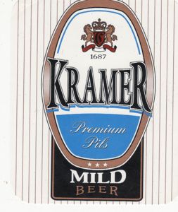 Etiqueta de bebida: Kramer Mild Beer (Browar Jablonowo, PoloniaCol:PL ...