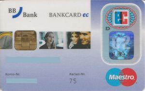 Bank Card: BB Bank - Bankcard ec - ec 02 (Badische Beamtenbank eG ...
