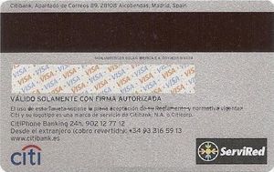 Bank Card: Citi (Citibank, SpainCol:ES-VI-0060.02