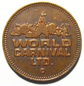 Token: World Carnival Ltd (Both Sides) (Ferris Wheel) (United Kingdom ...