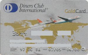 Bank Card: AirPlus GoldCard (Diners Club Austria, Austria) Col:AT-DC-0001