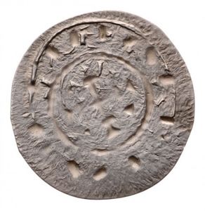 Moneda: 1 Denar (Hungría(1095~1116 - 9th King Coloman the Learned) Col ...