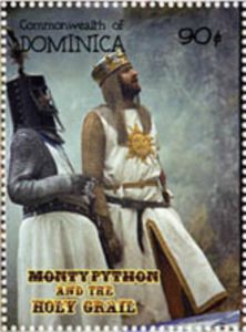 Stamp: Monty Python and the Holy Grail, 25th anniv. (Dominica(Monty ...