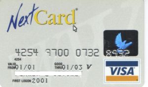 Bank Card: Next Card (Next Bank, United States of AmericaCol:US-VI-0245