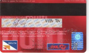 Bank Card: Abbey National (Abbey National, United States of America ...