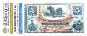 Bilhete de Entrada: 5º Convención Internacional de Numismática ...