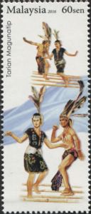 Stamp: Magunatip Dance (Malaysia(Traditional Dance II) Mi:MY 2239,Sn:MY ...