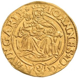 Coin: 1 Forint (Hungary) (1526~1540 - 34th King John I (Ottoman part ...