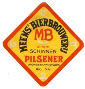 Drink Label: Meens bierbrouwerij Pilsener (Alfa Bierbrouwerij ...