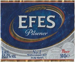 Drink Label: Efes Pilsener (Anadolu Efes Biracılık ve Malt San.A.Ş ...