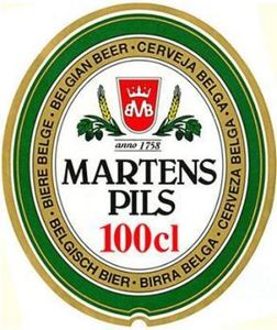 Drink Label: Martens Pils (Brouwerij Martens, BelgiumCol:BE-BEER-006769