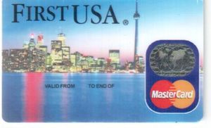 Bank Card: First USA (First USA Bank, United States of AmericaCol:US-MC ...