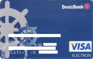 Bank Card: DenizBank (Denizbank, Türkiye (Turkey)Col:TR-VE-0040.04