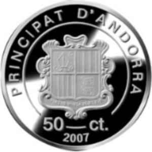 Moneda: 50 Cèntims (261st Pope St John XXIII) (Andorra(2002~2013 Year ...