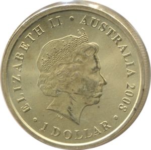 Coin: 1 Dollar (Frilled Neck Lizard) (Australia) (1970~Today ...