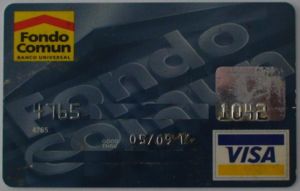 Bank Card: Fondo Comun (Banco Fondo Común, VenezuelaCol:VE-VI-0462