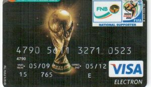 Bank Card: Fnb Fifa (First Rand Bank, South AfricaCol:ZA-VE-0004