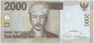 Banknote: 2,000 Rupiah (Indonesia(2009-2016 Issue) Wor:P-148h 💴