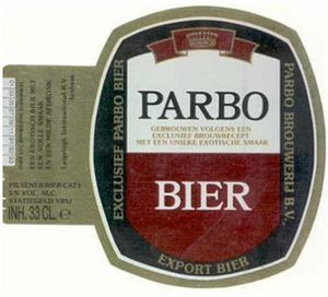 Drink Label: Parbo Bier Export (Alfa Bierbrouwerij, NetherlandsCol:NL ...