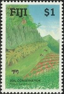 Stamp: Proper Land Use (Fiji(Soil Conservation) Mi:FJ 623,Sn:FJ 628,Yt ...