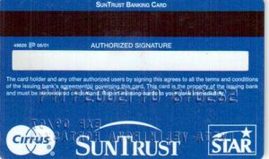 Bank Card: Sun Trust Banking Card (SunTrust, United States of America ...
