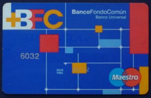 Bank Card: BFC - Banco Fondo Común (Banco Fondo Común, VenezuelaCol:VE ...