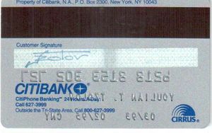 Bank Card: Citibank Citicard (Citibank, United States of AmericaCol:US ...