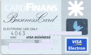 Bank Card: Silver (Finans Bank Romania, RomaniaCol:RO-VE-0052