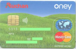 Bank Card: Auchan 2 (Cetelem, RomaniaCol:RO-MC-0064.02