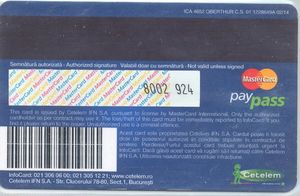 Bank Card: Flanco People (Cetelem, RomaniaCol:RO-MC-0070.04