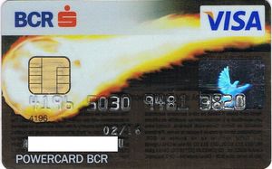 Bank Card: Powercard BCR (Banca Comerciala Romana, RomaniaCol:RO-VI-0053