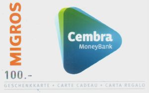 Gift Card: Cembra Moneybank (Migros, Switzerland(Migros) Col:CH-MIG ...