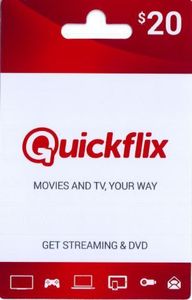 Gift Card: Quickflix (Quickflix, Australia(Quickflix) Col:AU-Quick-002-20