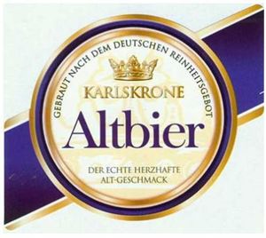Drink Label: Karlskrone Altbier (Brouwerij Martens, BelgiumCol:BE-BEER ...
