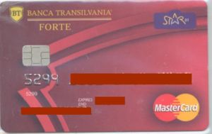 Bank Card: Star Forte (Banca Transilvania, RomaniaCol:RO-MC-0093.01