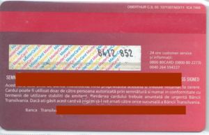 Bank Card: Star Forte (Banca Transilvania, RomaniaCol:RO-MC-0093.01
