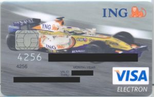 Bank Card: F1 (ING Bank, RomaniaCol:RO-VE-0063